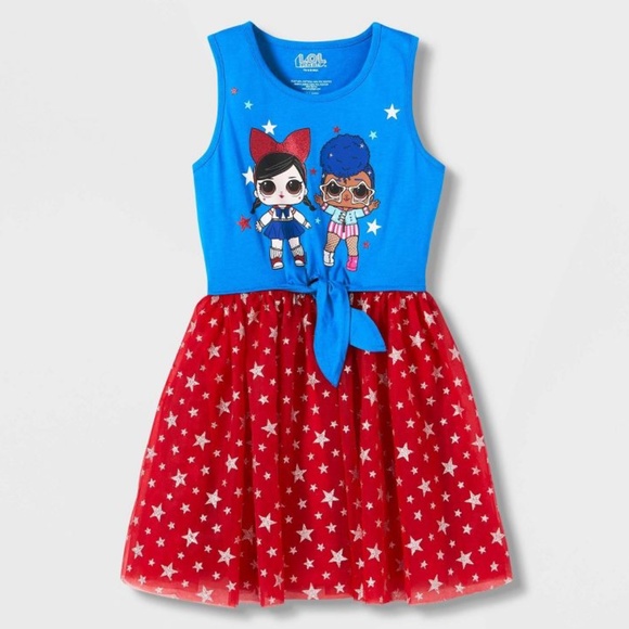 L.O.L. Surprise! | Dresses | Girls Lol Surprise Americana Aline Dress ...